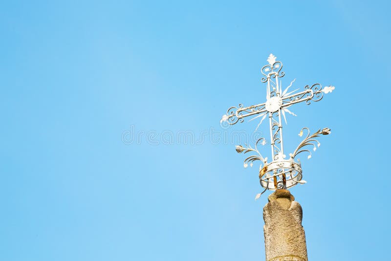 Abstract Cross in Italy the Sky Stock Photo - Image of background ...