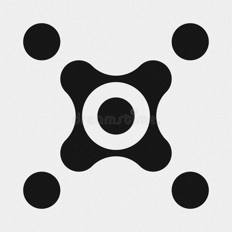 Abstract Cross Pattern Dots Logo Generative Computational Art ...