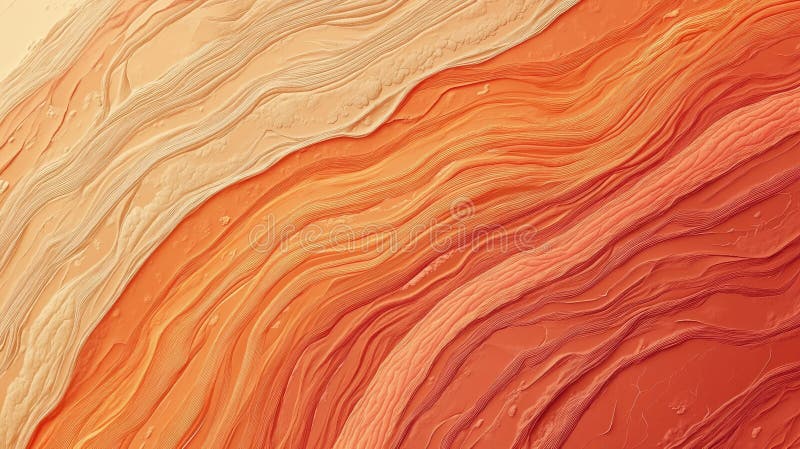 Abstract Cross-section of Muscle Showing Terrain-like Texture with 3D ...