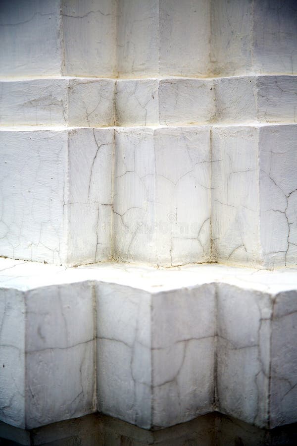 Abstract Cross White Marble Temple Bangkok Stock Photo - Image of hole ...