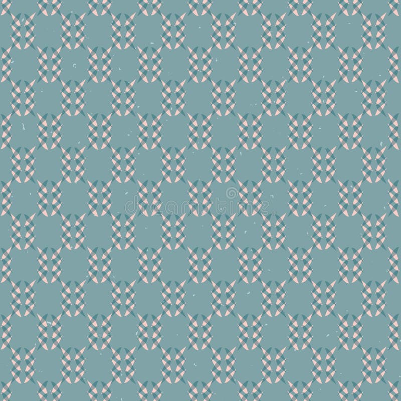 Abstract Crosses Grid Rustic Texture Seamless Vector Pattern. Hand ...