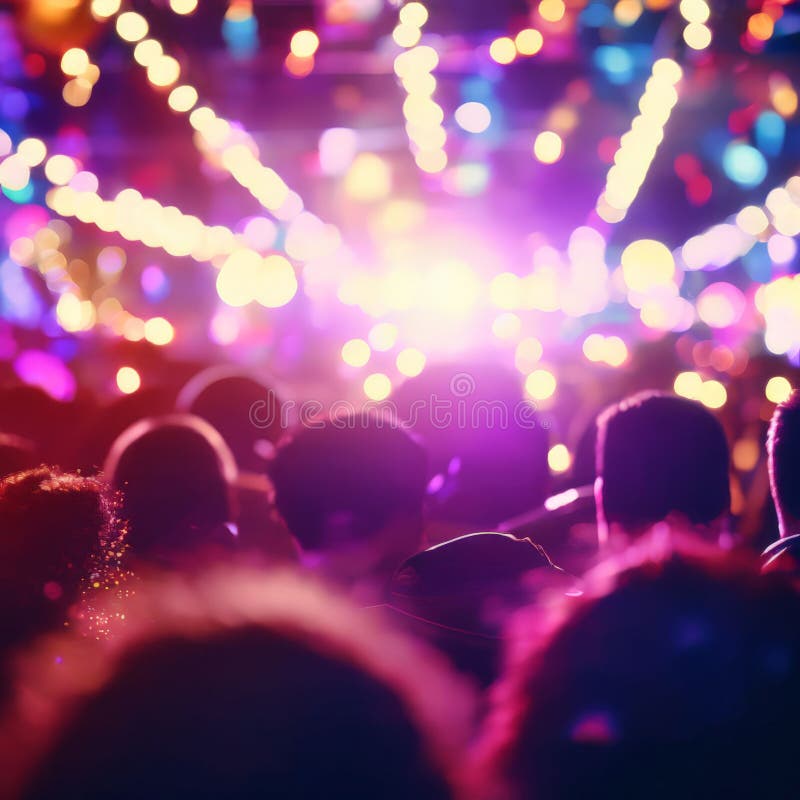 Abstract Crowd Background with People Stock Photo - Image of light ...