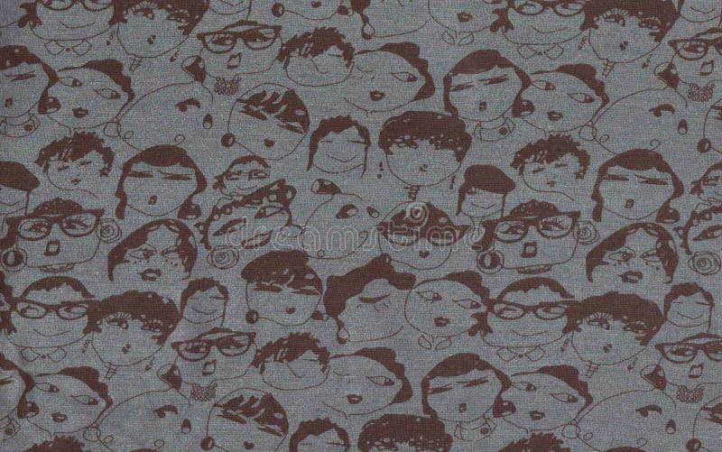 Abstract Crowd Scene Background. Stock Illustration - Illustration of ...