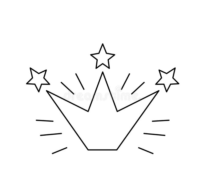 Abstract crown stock vector. Illustration of golden, grey - 23491753