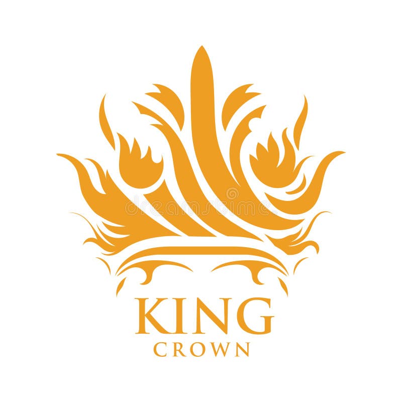 Abstract Crown Logo Vector Design Stock Vector - Illustration of ...