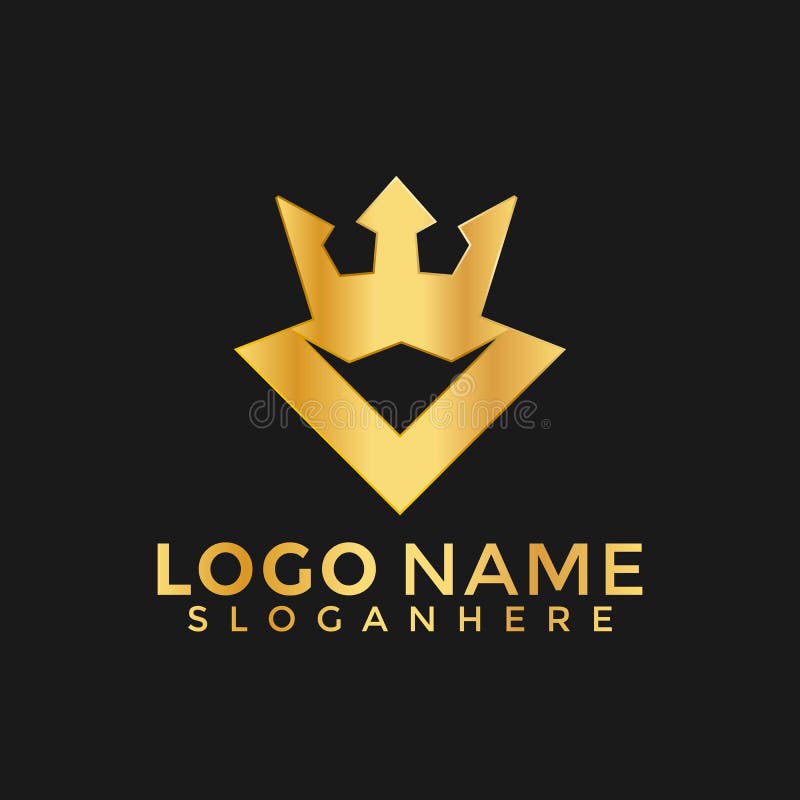 Abstract Crown Victory Modern Logos Design Vector Illustration Template ...