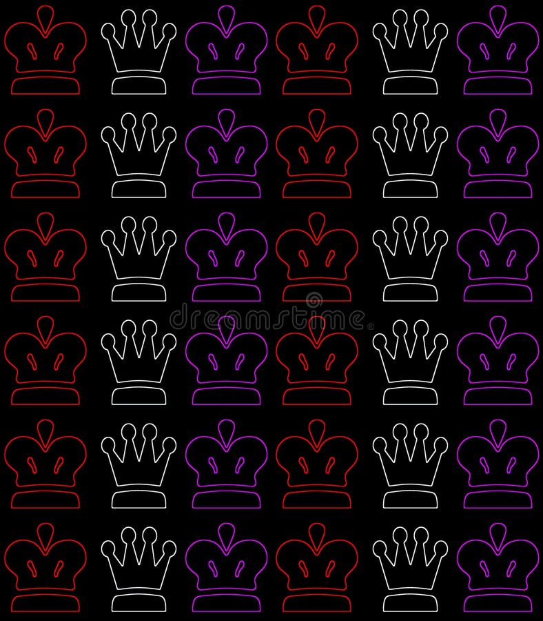 Abstract crowns stock illustration. Illustration of queen - 276159605