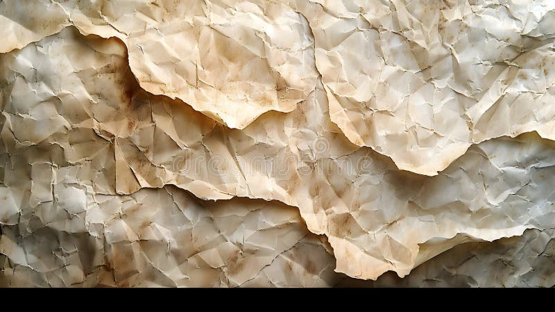 Abstract Crumpled Paper Texture Background Stock Illustration ...