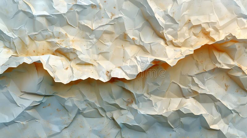 Abstract Crumpled Paper Texture Background Stock Illustration ...