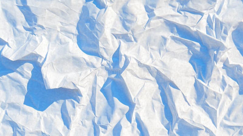 Abstract Crumpled Paper Texture Background with Blue Accents for ...