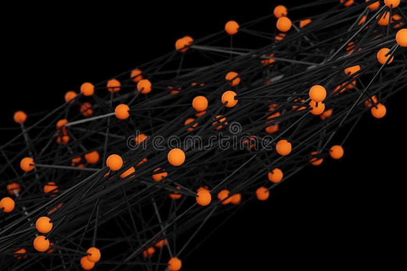 Abstract Crypto Currency Blockchain Technology on World Map Background ...