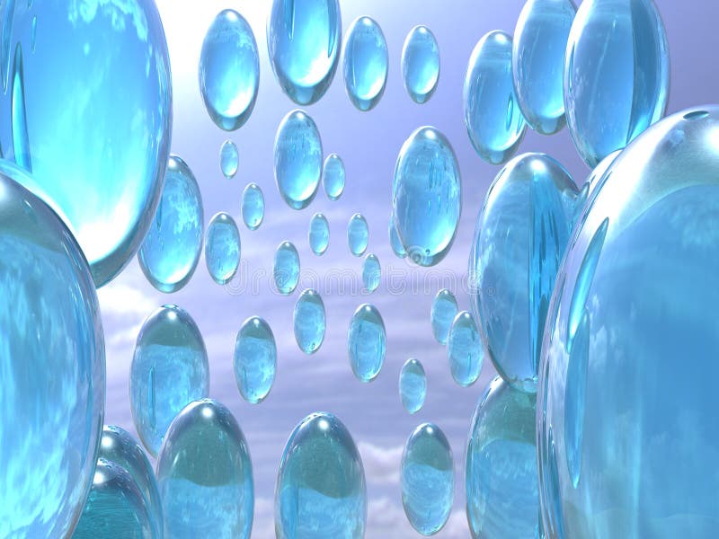 Abstract Crystal Ball on Future Horizon Stock Illustration ...