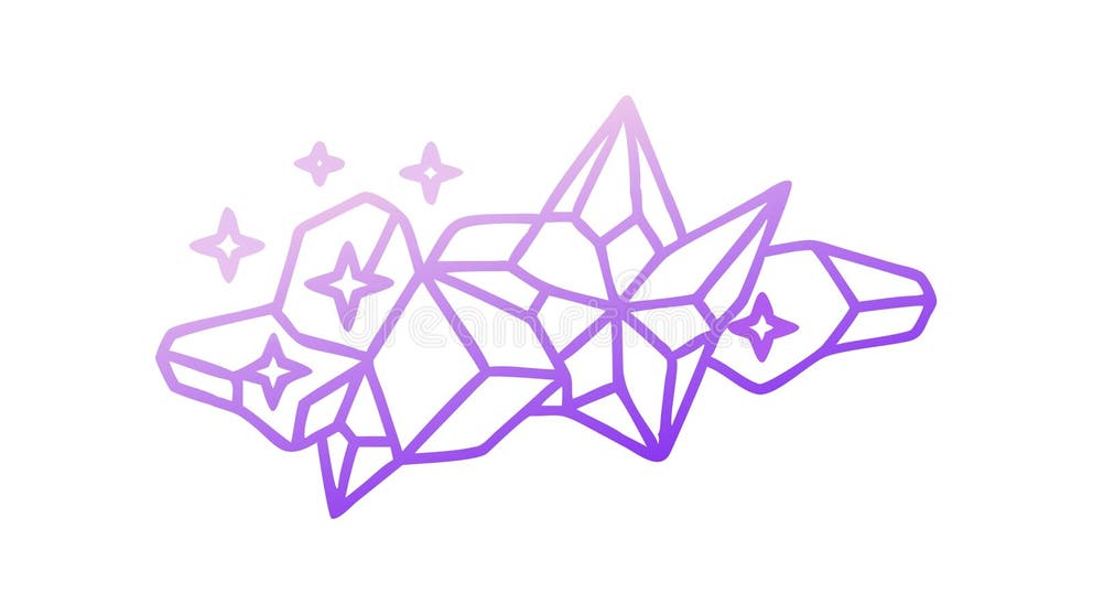 Crystal Growth Forms Stock Illustrations – 225 Crystal Growth Forms ...