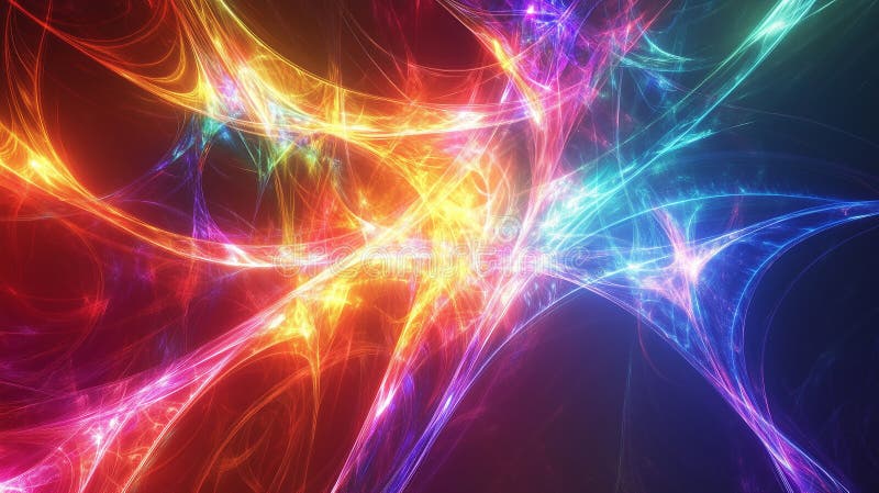 Abstract Crystal Shards Floating Against a Soft, Colorful Background ...