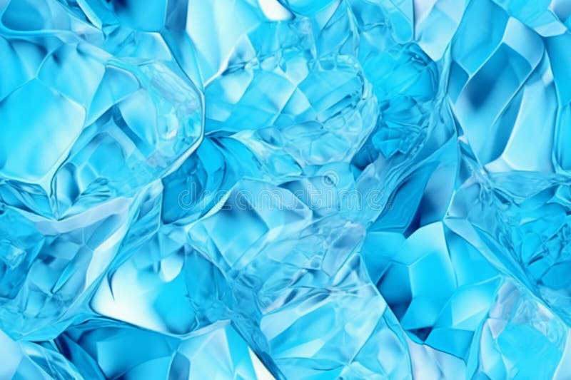 Abstract Crystalline Ice Texture: a Stunning Visual of Shimmering Blue ...