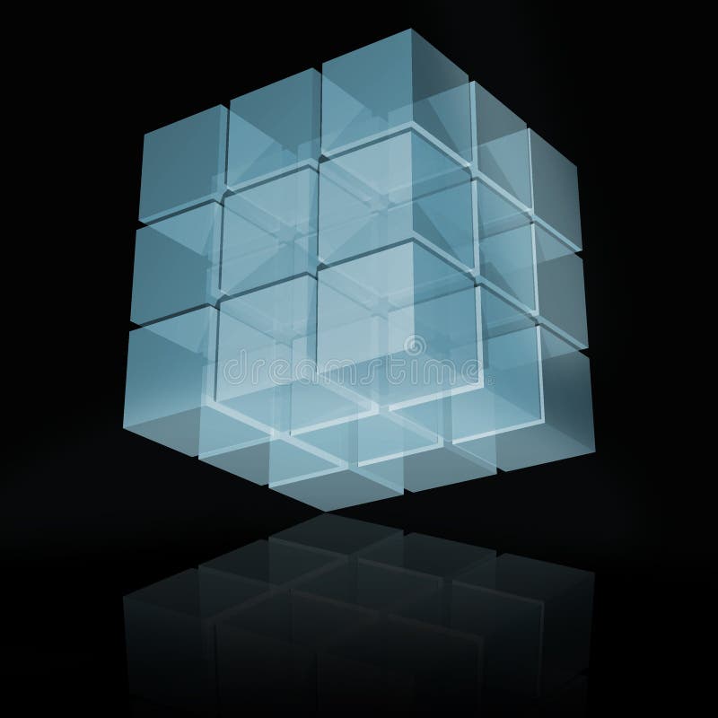 3d Translucent Cubes Stock Illustrations – 439 3d Translucent Cubes ...