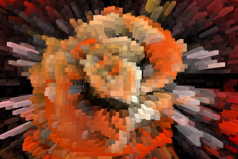 Abstract Cube 3d Extrude Background, Colorful Extruded Stock ...