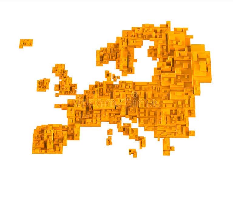 Abstract cube map stock illustration. Illustration of countries - 28552877