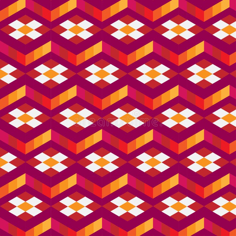 Abstract Cube Pattern. Colorful Design, Geometric 3d Vector Wallpaper ...