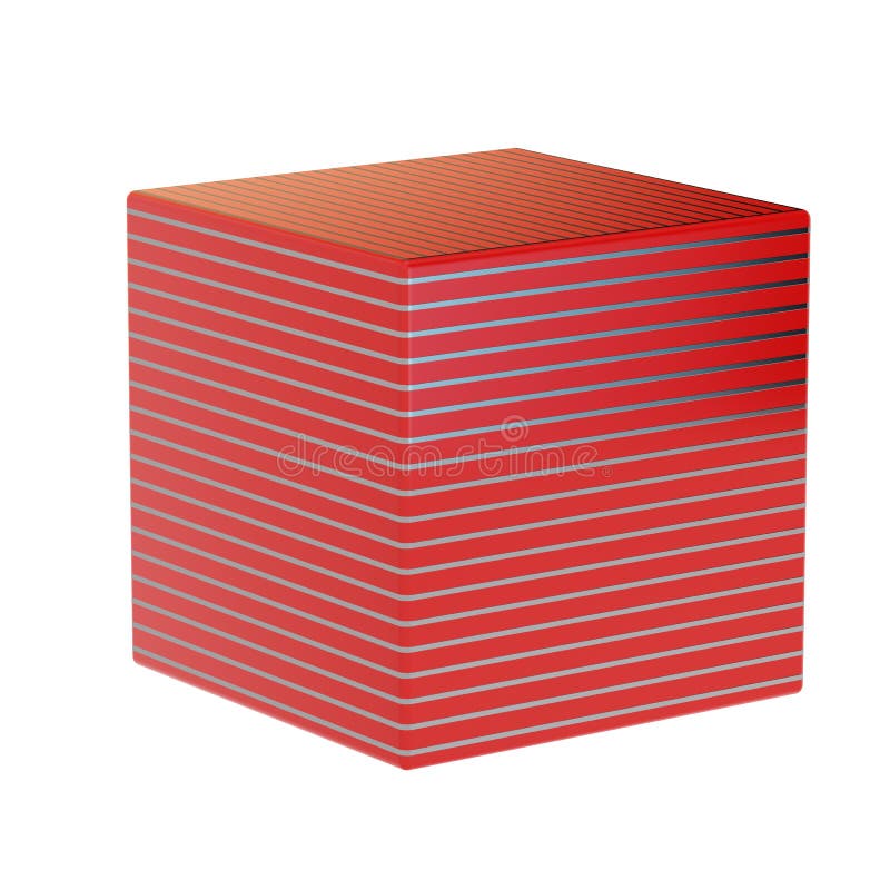 Abstract cube stock illustration. Illustration of geometric - 54353127