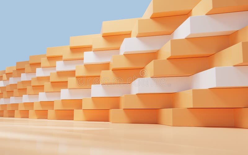 Abstract Cube Structure 3d Rendering Stock Illustration Illustration