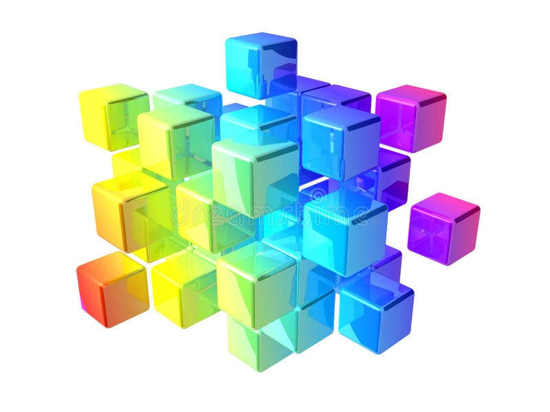 Green matrix stock illustration. Illustration of network - 2506369