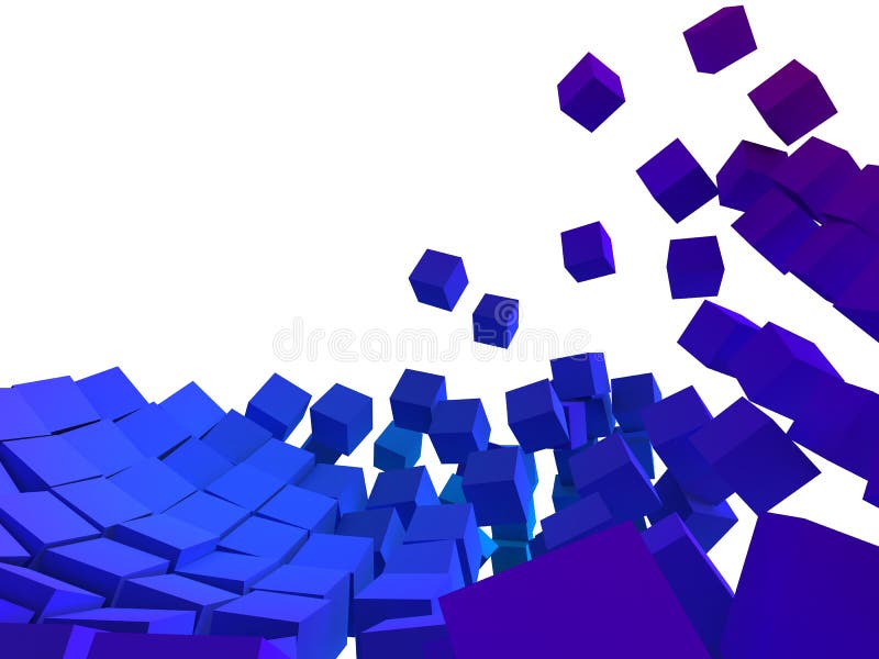Matrix cubes stock illustration. Illustration of flash - 2589864