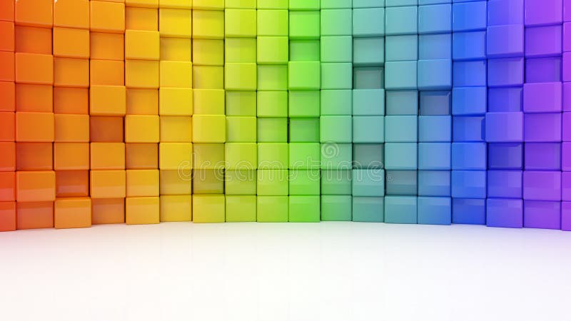 Abstract Cubes. Abstract Way Stock Illustration - Illustration of ...