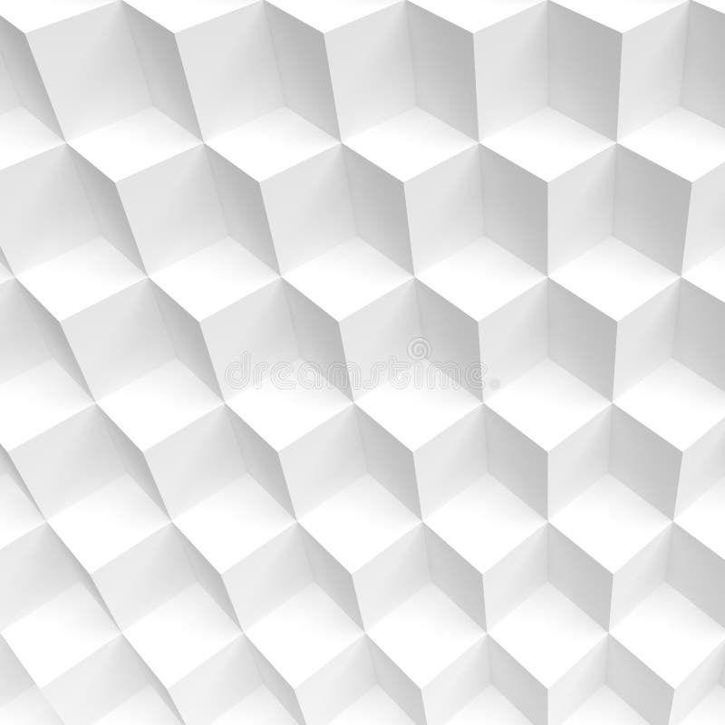 Abstract Cubes Background. Creative Geometric Shape Stock Illustration ...