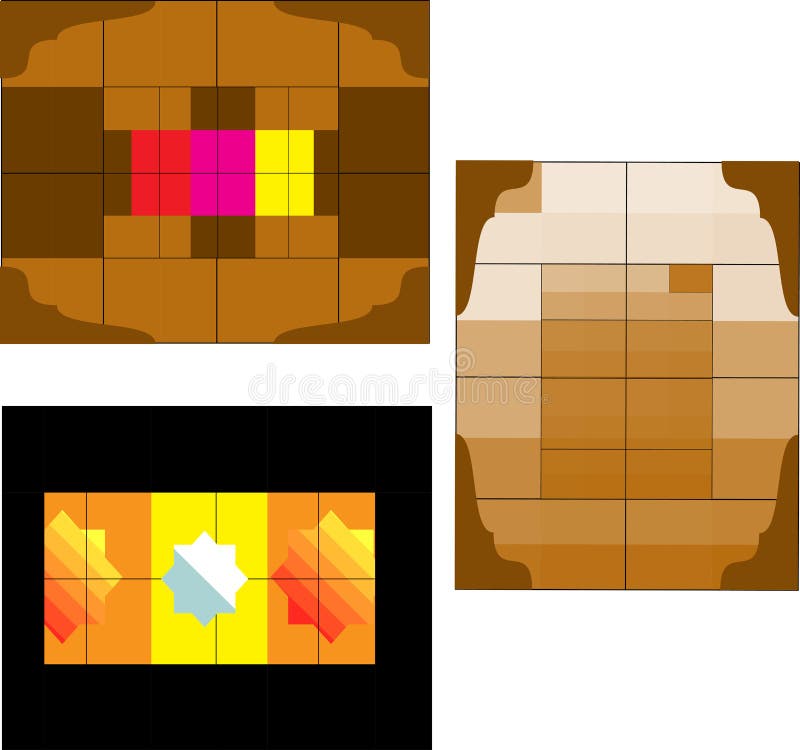 Abstract cubes background stock illustration. Illustration of star ...