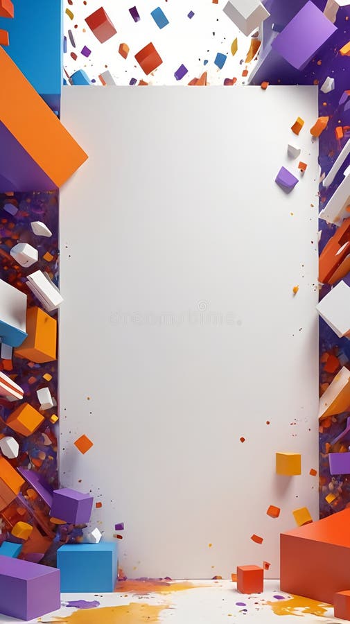 Colorful Border Cubes Stock Illustrations – 519 Colorful Border Cubes ...