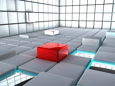 Abstract cubes design stock illustration. Illustration of ideas - 9193023