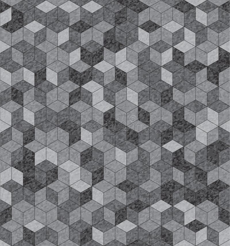 Abstract Cubes Grunge Gray Paint Background Stock Vector - Illustration ...