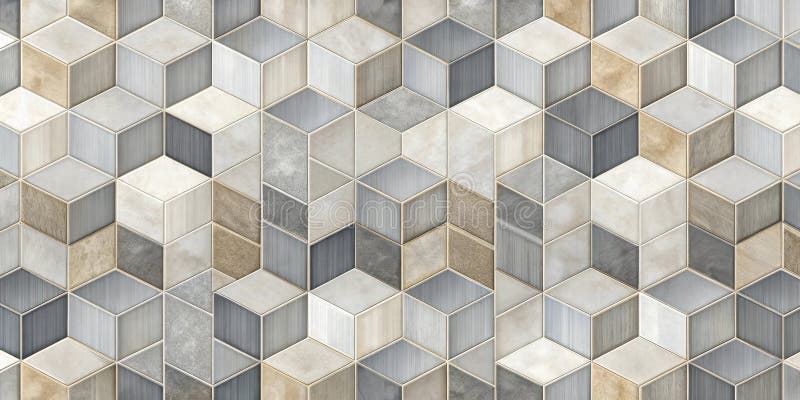 Abstract Cubic Art - 3D Rendering Stock Illustration - Illustration of ...