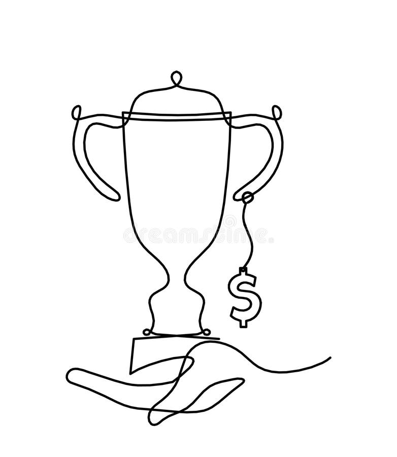 Trophy Cup Dollar Sign Stock Illustrations – 286 Trophy Cup Dollar Sign ...