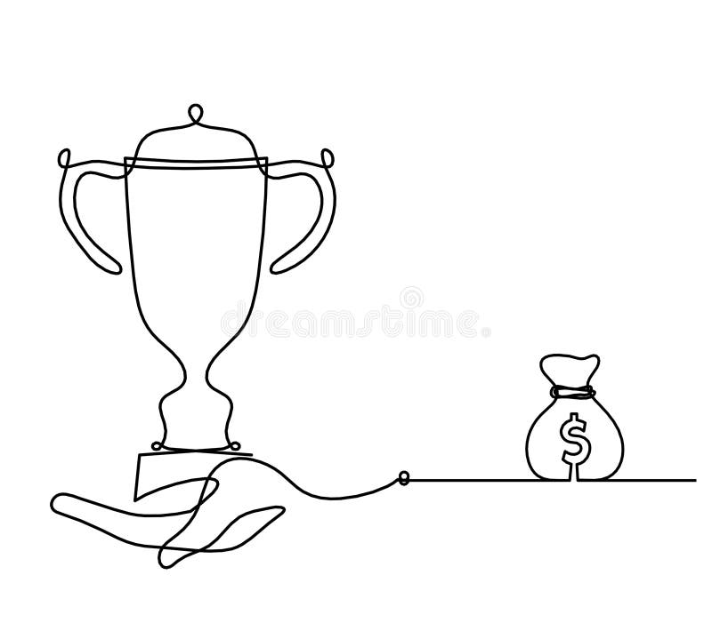 Trophy Cup Dollar Sign Stock Illustrations – 290 Trophy Cup Dollar Sign ...