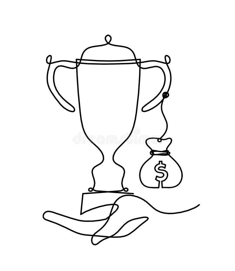 Trophy Cup Dollar Sign Stock Illustrations – 309 Trophy Cup Dollar Sign ...