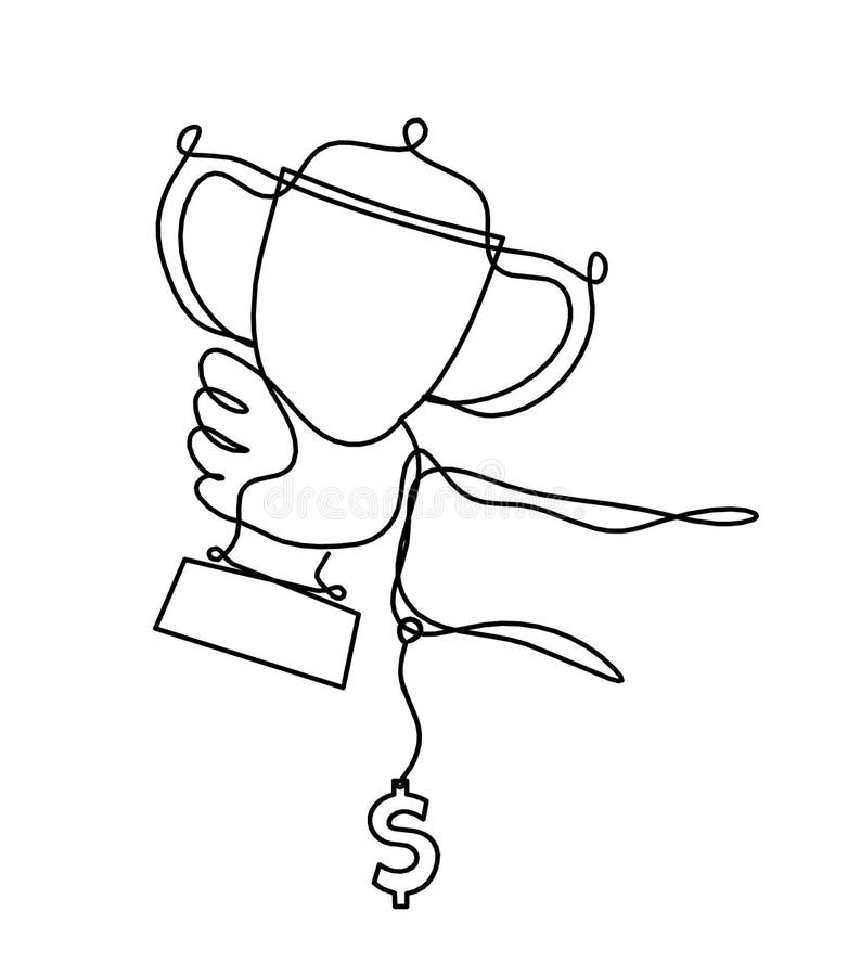 Trophy Cup Dollar Sign Stock Illustrations – 295 Trophy Cup Dollar Sign ...