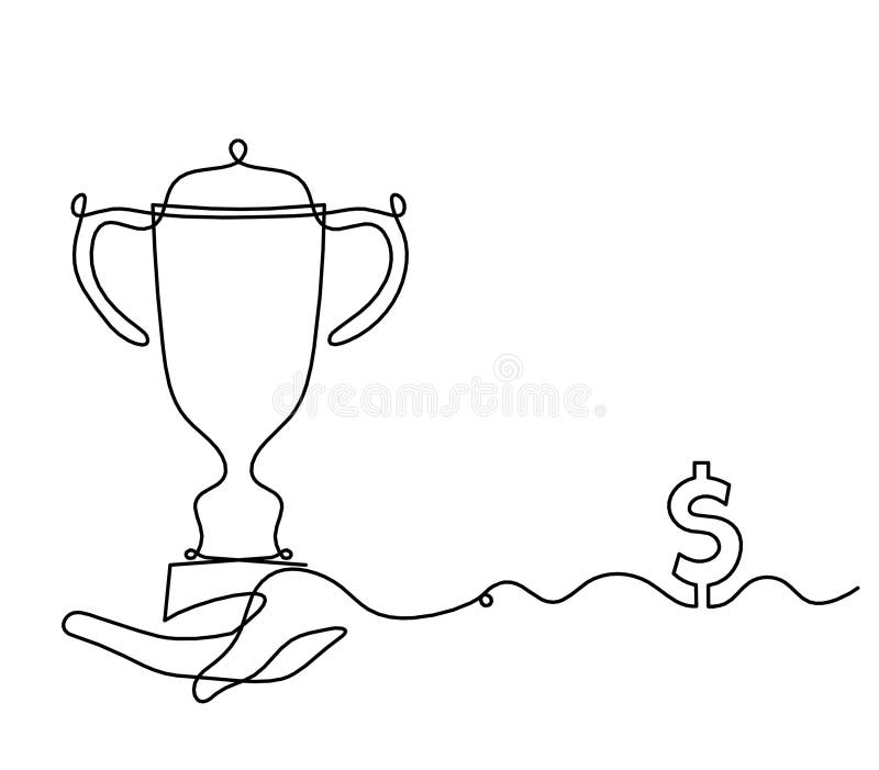 Trophy Cup Dollar Sign Stock Illustrations – 290 Trophy Cup Dollar Sign ...