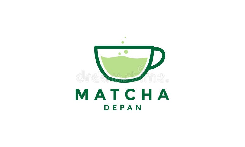Abstract Cup Tea Matcha Logo Symbol Vector Icon Illustration Graphic ...