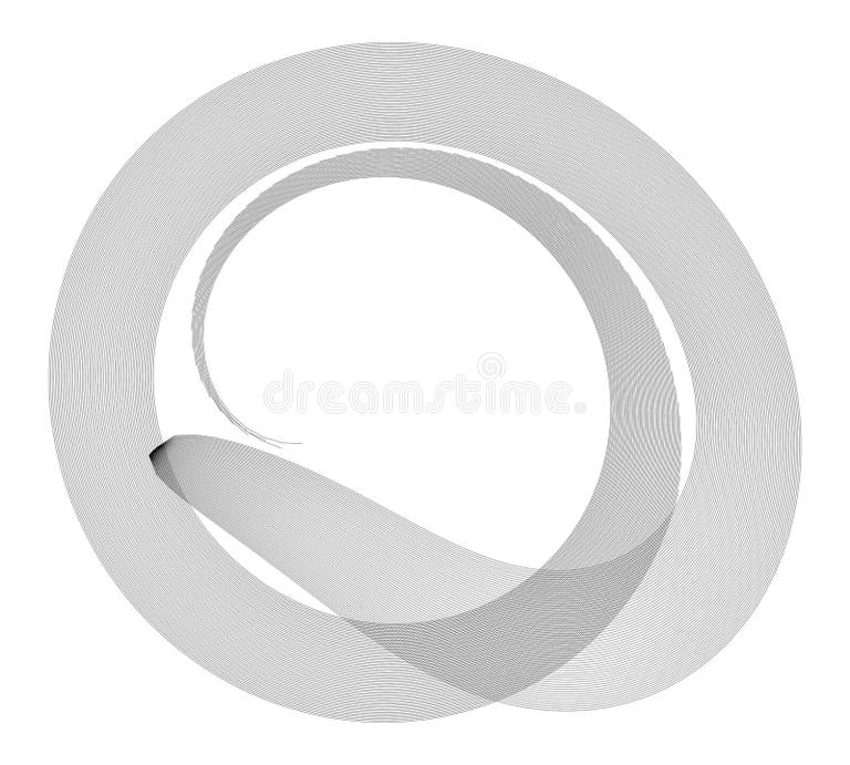 Abstract Curling Element for Design Project - Vector Illustration Stock ...