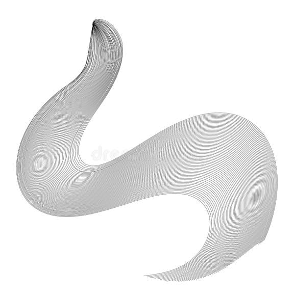 Abstract Curling Element for Design Project - Vector Illustration Stock ...