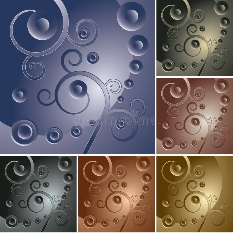 Abstract curly backgrounds stock vector. Illustration of design - 21366759