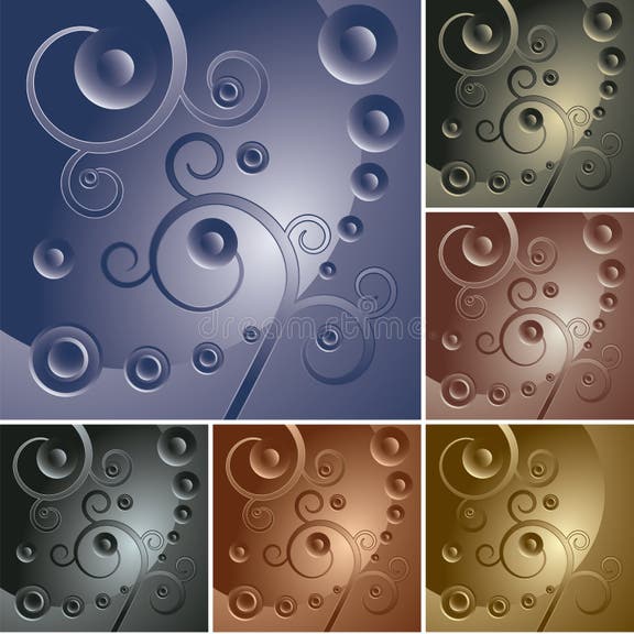 Abstract curly backgrounds stock vector. Illustration of design - 21366759