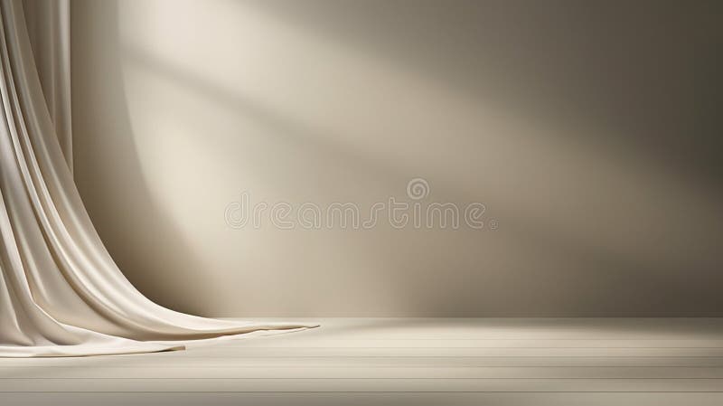 Curtains Interior Design Sketch.Window Curtains Stock Illustration ...