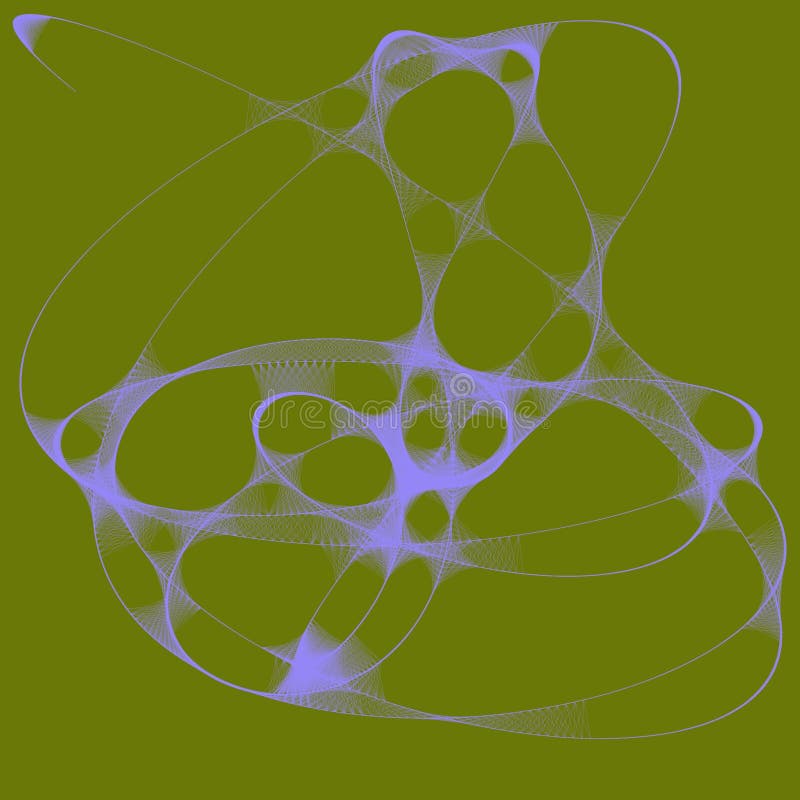 Abstract Curve Colorful Geometric Line Art Sketch Illustration Stock ...