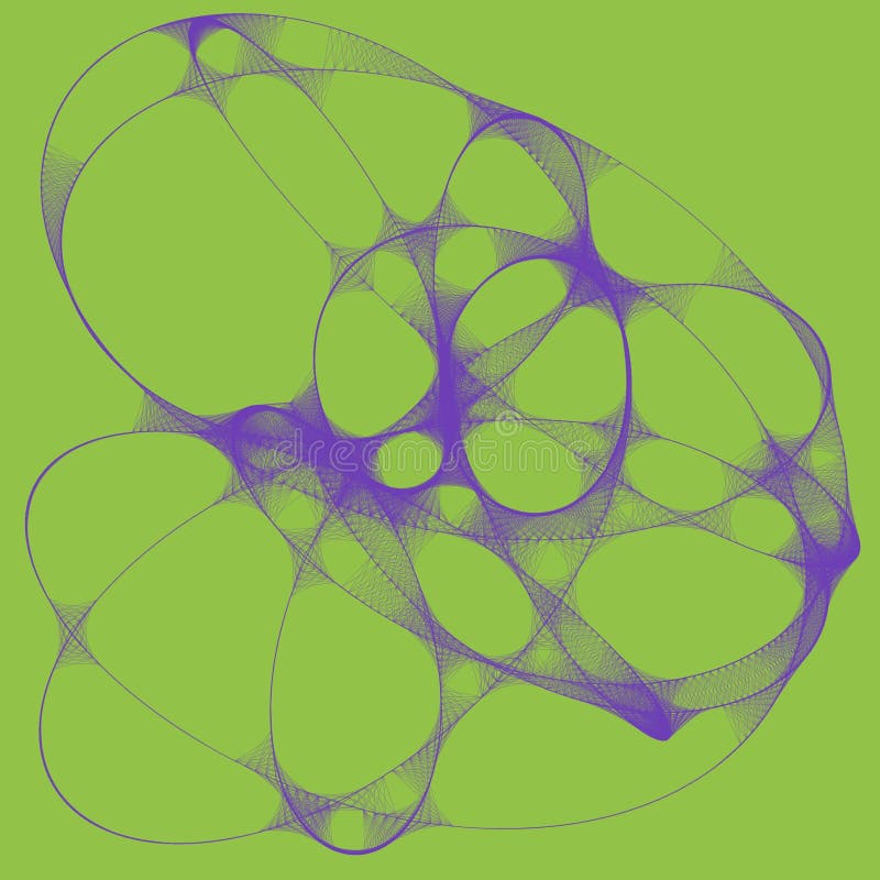 Abstract Curve Colorful Geometric Line Art Sketch Illustration Stock ...