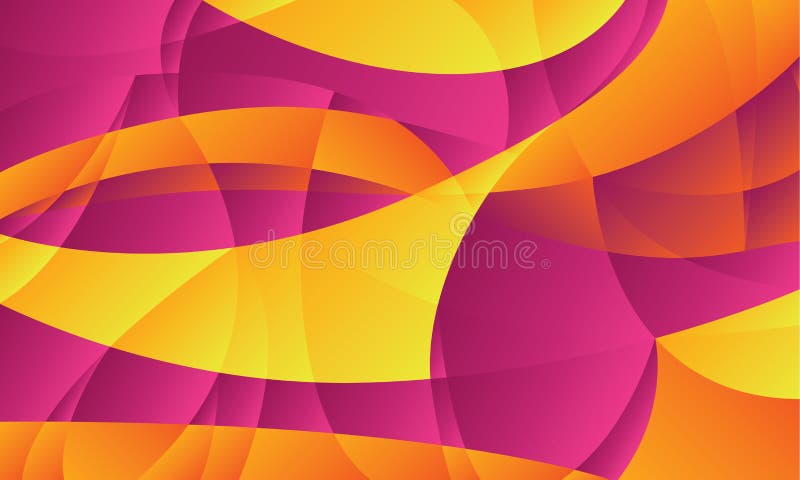 Abstract Curve Geometric Gradient Shapes Stock Vector - Illustration of ...