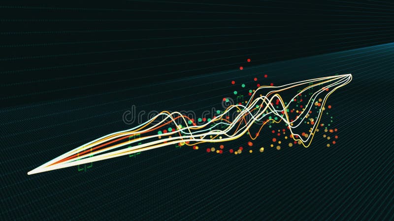 Abstract Curve Graph Distribution Frequency Waves Chart Statistic ...