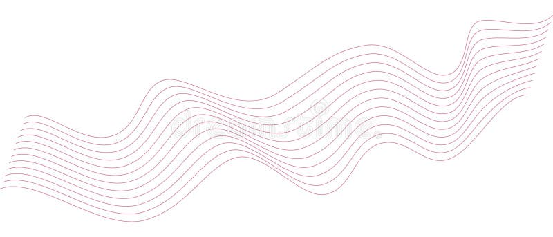 Topographic Map for Studying, Curvy Abstract Art Lines for Decoration ...